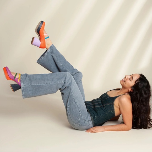 Charlotte Stone | Shoes | New Charlotte Stone Bizzy Chunky Colorblock ...